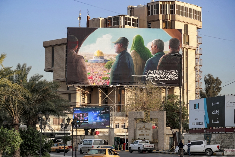In Firdos Square, Soleimani billboard replaces Saddam statue | Al Majalla