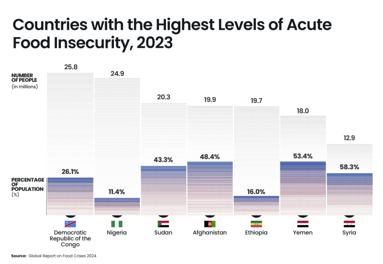 Acute food insecurity surges worldwide | Al Majalla